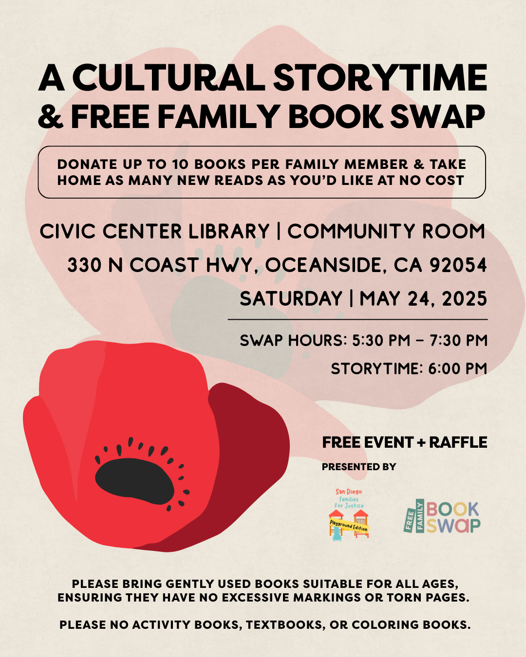 Free Family Book Swap - San Diego Mamas